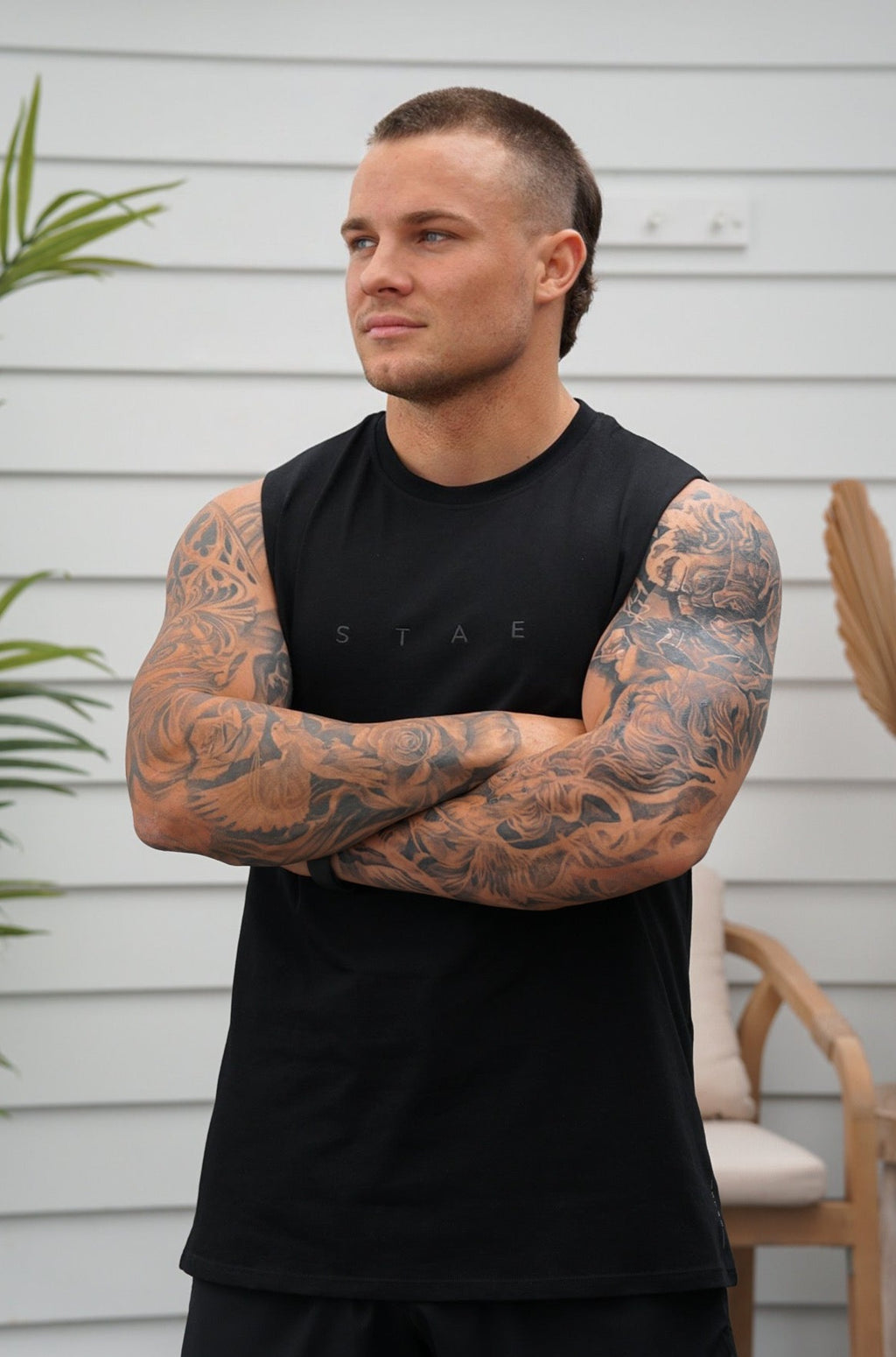 COLLECTIVE CUT OFF - BLACK – STAE COLLECTIVE